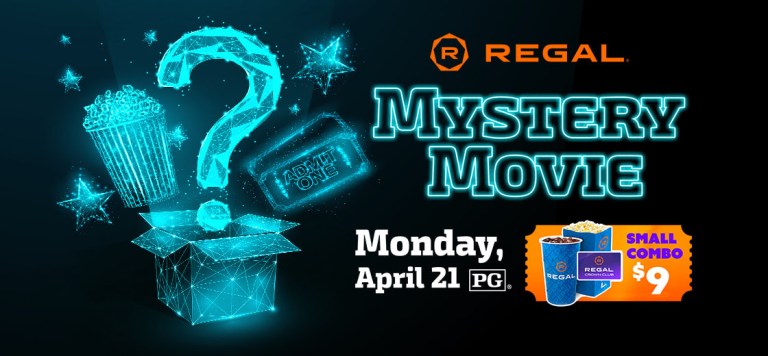 Regal Cinemas: Monday Mystery Movie only $9! – Hewes Family Fun